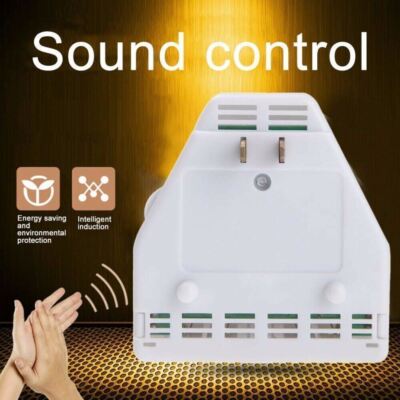 Clapper Sound Activated Clap On/Off Light Switch Wall Socket Outlet ...