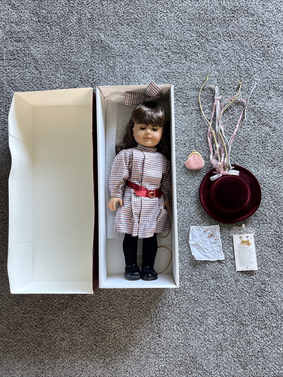 COLLECTORS ITEM! Samantha Parkington American Girl Doll in original box ...