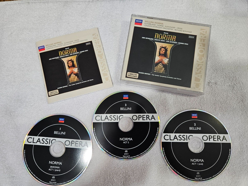 2006 DECCA Bellini Norma 3 discs CD classical OPERA music London ...