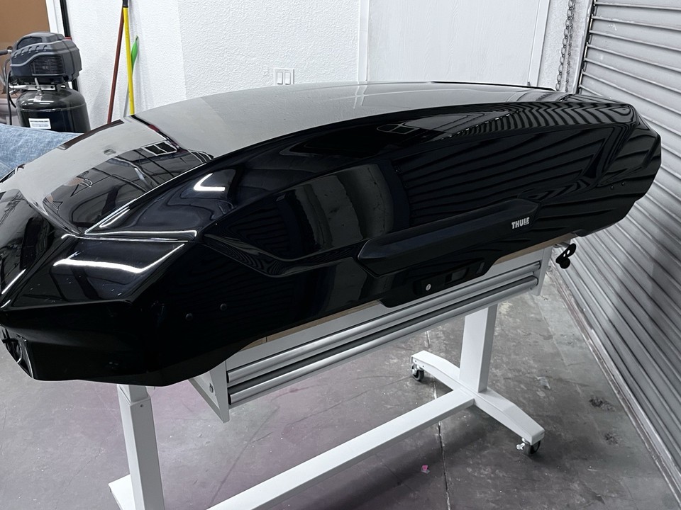 Thule Motion 3 L Roof Cargo Box 16 cu ft Black Glossy Dual-Side Open ...