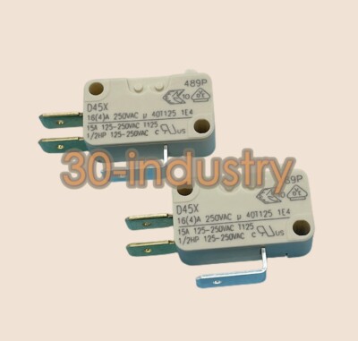 QTY:10 NEW FOR CHERRY D45X Micro switch 3 Pins without Press Lever 16A ...