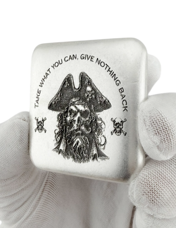 5 Troy Ounce 999 Fine Silver - Take What You Can Give Nothing Back Art ...