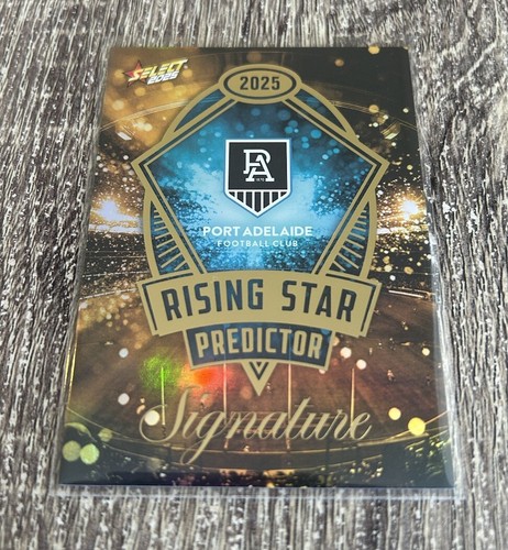 19/220 2025 AFL Select Footy Stars Port Adelaide Rising Star Signature ...