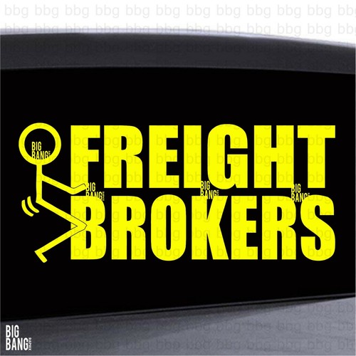 Truck Rig Driver Owner Operator Decal Sticker Screw Freight Brokers ...