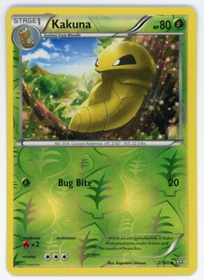 Pokemon Kakuna 2/160 Reverse Holo Uncommon Primal Clash NM/MT | eBay