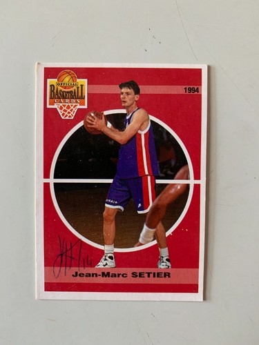 CARTE BASKET PANINI LNB 1994 - PARIS PSG - JEAN MARC SETIER - SIGNE | eBay