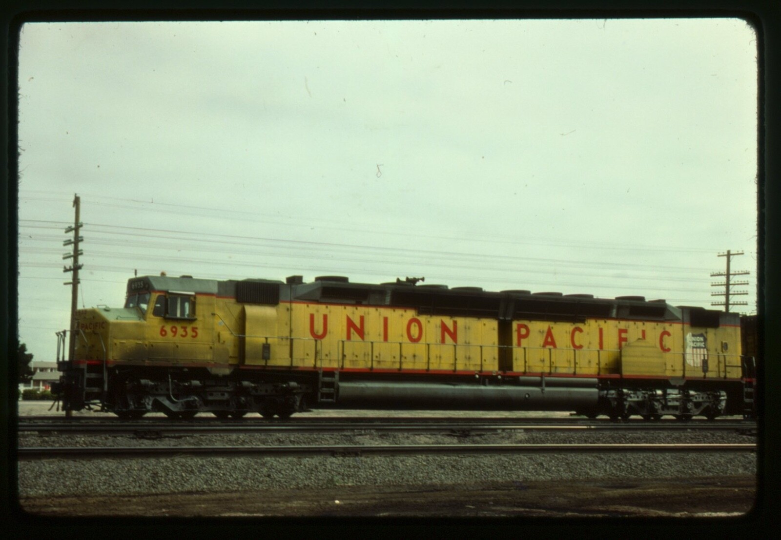 Railroad Slide - Union Pacific #6935 DD40 Locomotive 1978 Cheyenne ...