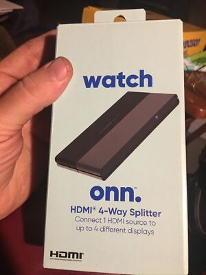 Watch ONN HDMI 4-Way Splitter | eBay