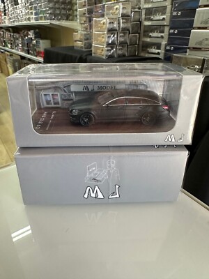MERCEDES BENZ CLS 63 CLS63 STATION WAGON MATTE BLACK 1/64 DIECAST CAR ...