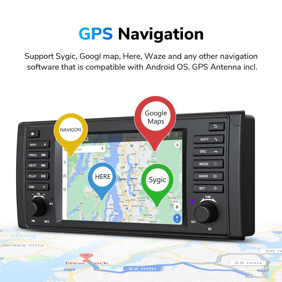 Eonon Android 13 Head Unit Car GPS Sat Nav Radio Apple CarPlay Audio ...