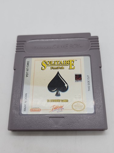 Solitaire FunPak (Nintendo Game Boy) Tested Authentic Works 40421810130 ...