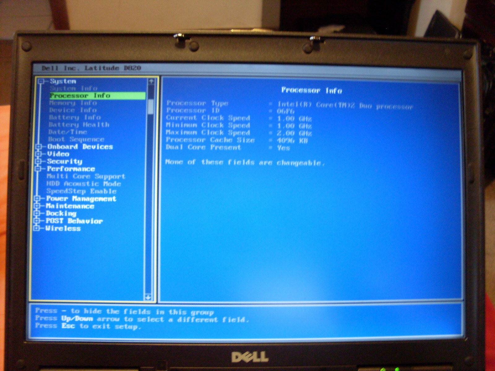 Dell Latitude D820 Laptop Notebook 2gb RAM Core 2 Duo No HDD W/power ...