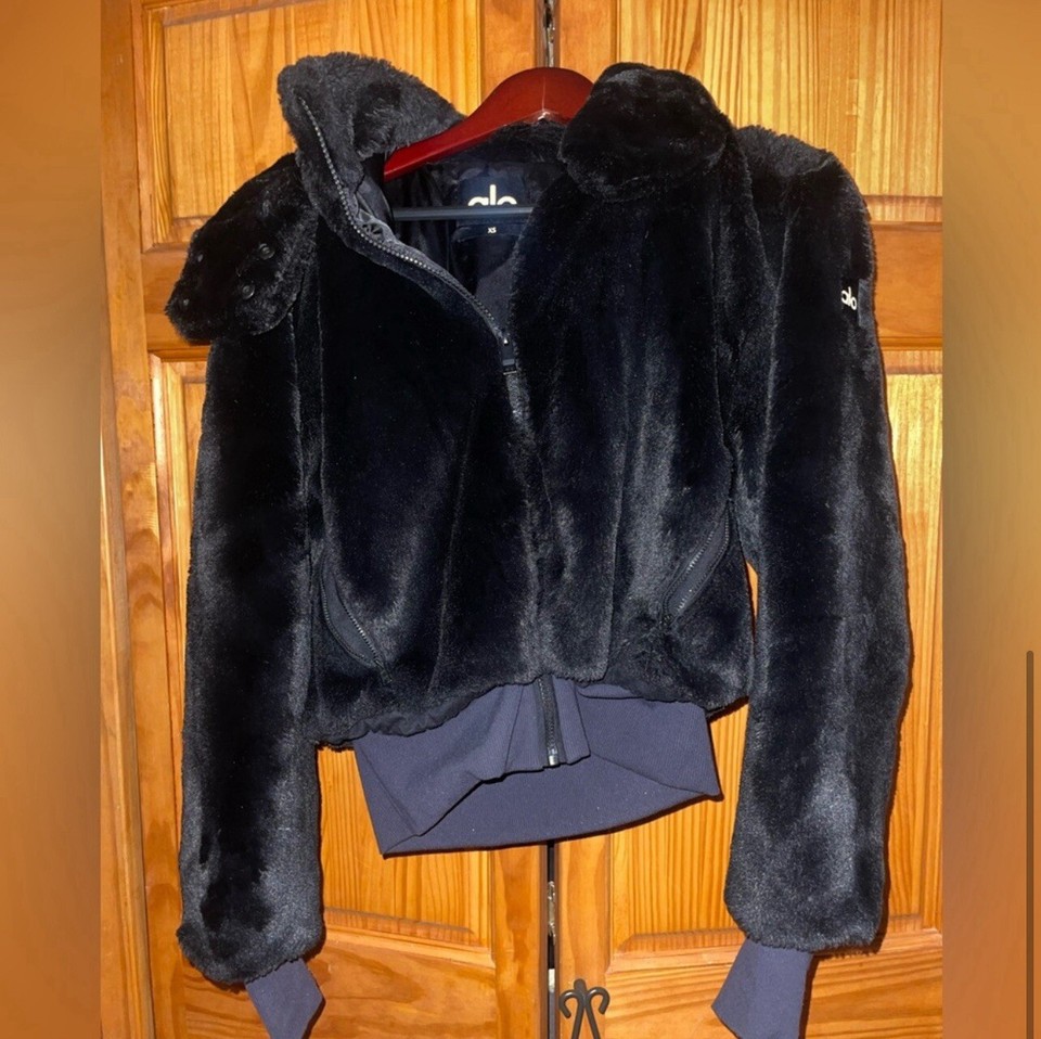 Alo Faux Fur Foxy Jacket | eBay