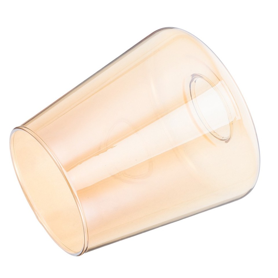 Wall Light Cover Replacement Glass Lamp Shades Amber Cylinder Lampshade ...