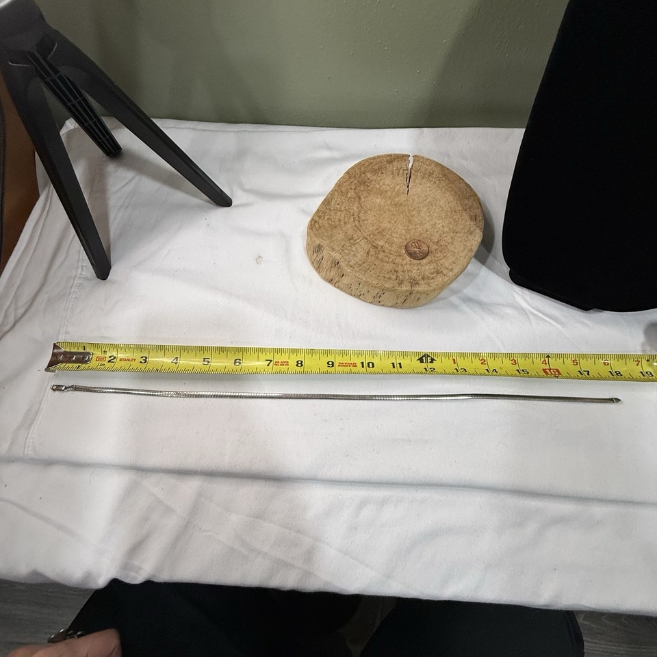 Milor 925 Sterling Silver 18" Necklace Snake Skin Italy 21 Grams | eBay