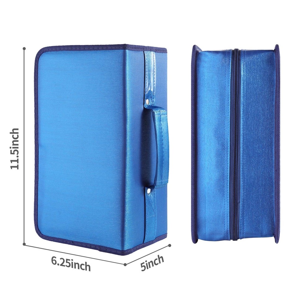 alavisxf xx CD Case, 160 Capacity Nylon DVD Case Protective CD Holder ...