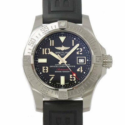 BREITLING Avenger II Sea Wolf A17331 Date Automatic Black Dial Mens ...
