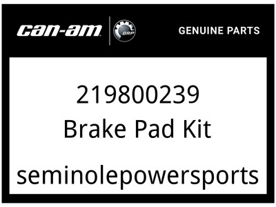 Can-Am OEM Part 219800239 Brake Pad Kit | eBay