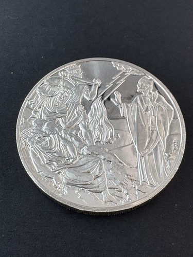 Franklin Mint 1973 St Patrick Pascal Medal 999 Fine Silver Bullion Coin ...