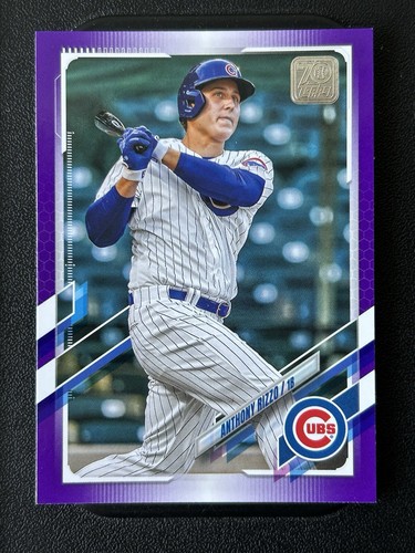 2021 Topps Series 1 - Anthony RIZZO Meijer Purple Parallel Yankees Cubs ...