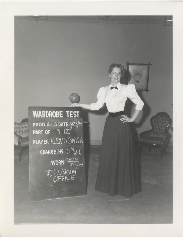 Alexis Smith Cave of Outlaws 1951 Western Wardrobe Test Shoot Original ...