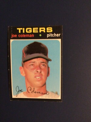 1971 Topps Joe Coleman Card READ! | eBay