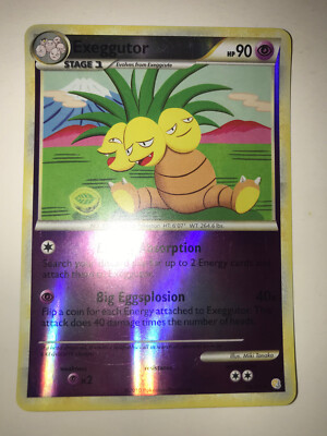 Exeggutor 18/123 Rare HeartGold Reverse Holo Rare TCG Pokemon NM/LP | eBay