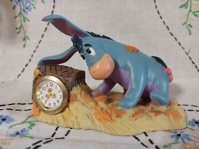 DISNEY "Easy Breezy Days" Eeyore Clock & Figure Clock Needs A New ...