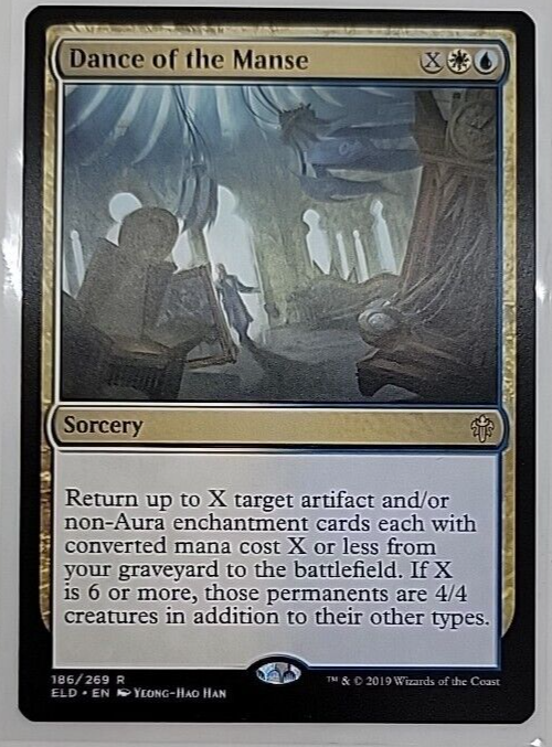 MTG Dance of the Manse Throne of Eldraine 186/269 Regular Rare | eBay