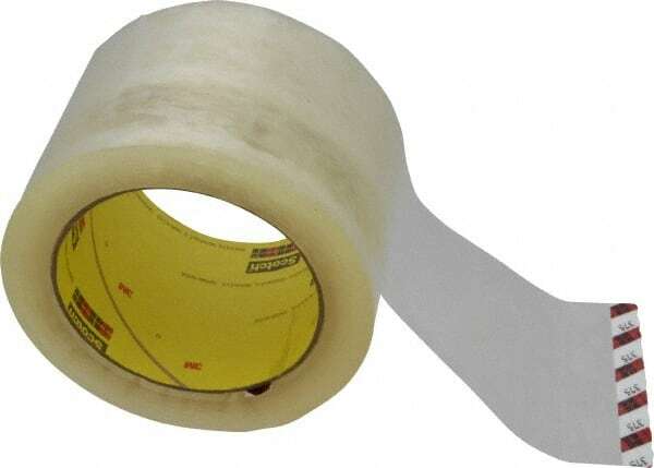 3M Scotch 375 Carton Sealing Tape 3" X 55 Yds. 3.1 Mil Clear for sale ...
