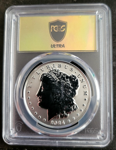 2024-S PCGS PR70 Reverse Proof Morgan Ultra Breaks RARE Gold Rush Label ...