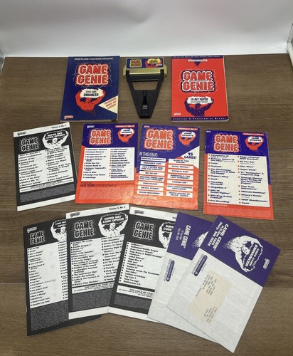 Nintendo NES Galoob Game Genie Game Enhancer w/ Manual + Code books ...
