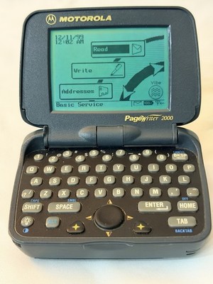 Motorola PageWriter 2000 Two-Way Pager, Vintage, Working With USB-c ...