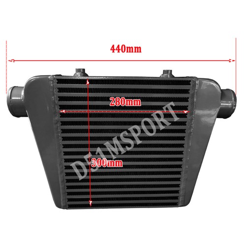 Side Mount Turbo Intercooler Plate Type 2.5in Inlet& Outlet 280x 300x ...