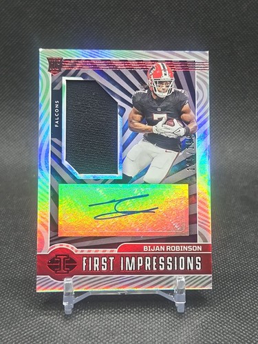 2023 Panini Illusions - First Impressions Auto Red #103 Bijan Robinson ...