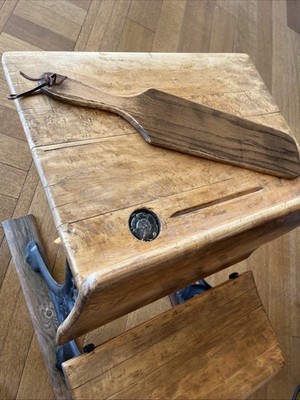 Old Wooden 19” Class Room Spanking Paddle School Teacher Principal ...