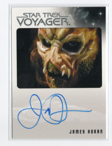 Star Trek Voyager Heroes & Villains Autograph Auto Card James Horan as ...