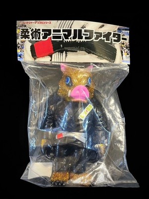 Red Shark CHIBI JIU-JITSU FIGHTERS Pig Gold Glitter Vinyl Sofubi Action ...