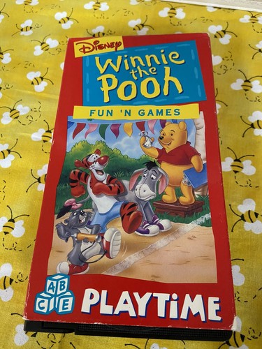 Disney’s Winnie the Pooh Playtime Fun ‘N Games VHS ABCE Playtime ...
