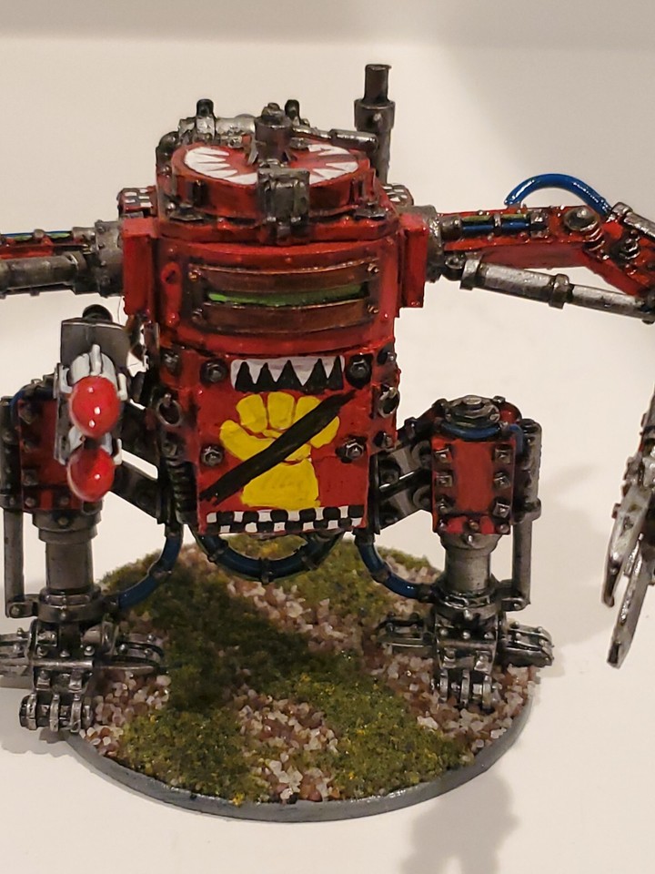 40k Orks Deff Dread Games Workshop semi pro Painted OOP Metal | eBay