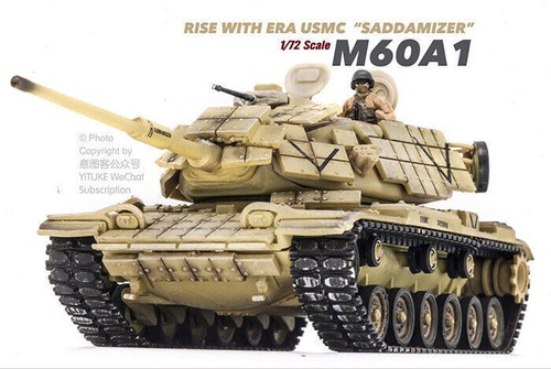PMA M60 1/72 US Army M60A1 Tank Reactive Armour SADDAMIZER Gulf War ...