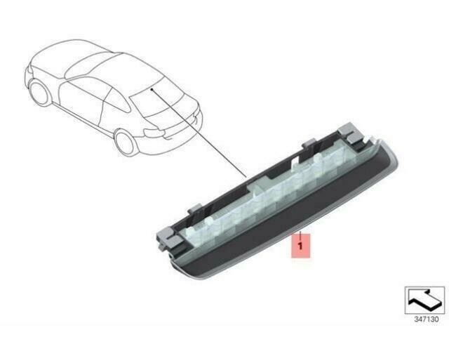 Genuine BMW F23 F23N Cabrio Third Stoplamp OEM 63257295345 | eBay