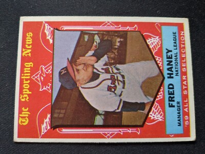 1959 Topps Baseball Card # 551 Fred Haney - NL Manager AS (VG/EX) | eBay