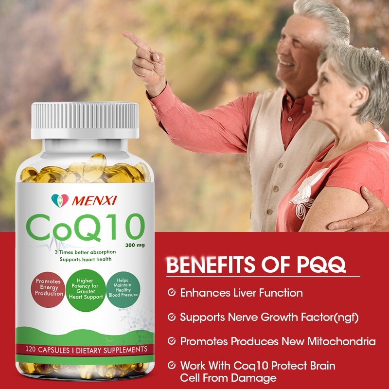 3Packs Coenzyme Q-10 300mg Caps Heart Health Support, Increase Energy ...