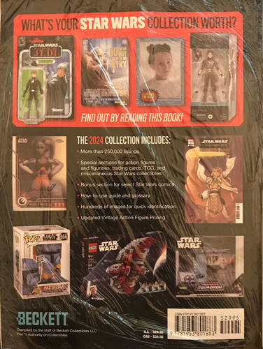 New 2024 Beckett Star Wars Collectibles Price Guide Book With Thrawn ...