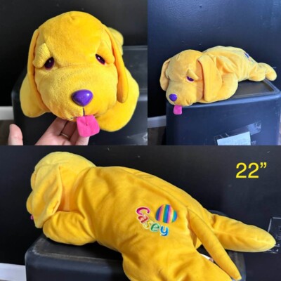 Vintage 90's Retro Lisa Frank Casey Yellow Dog 22 Inch Plush | eBay
