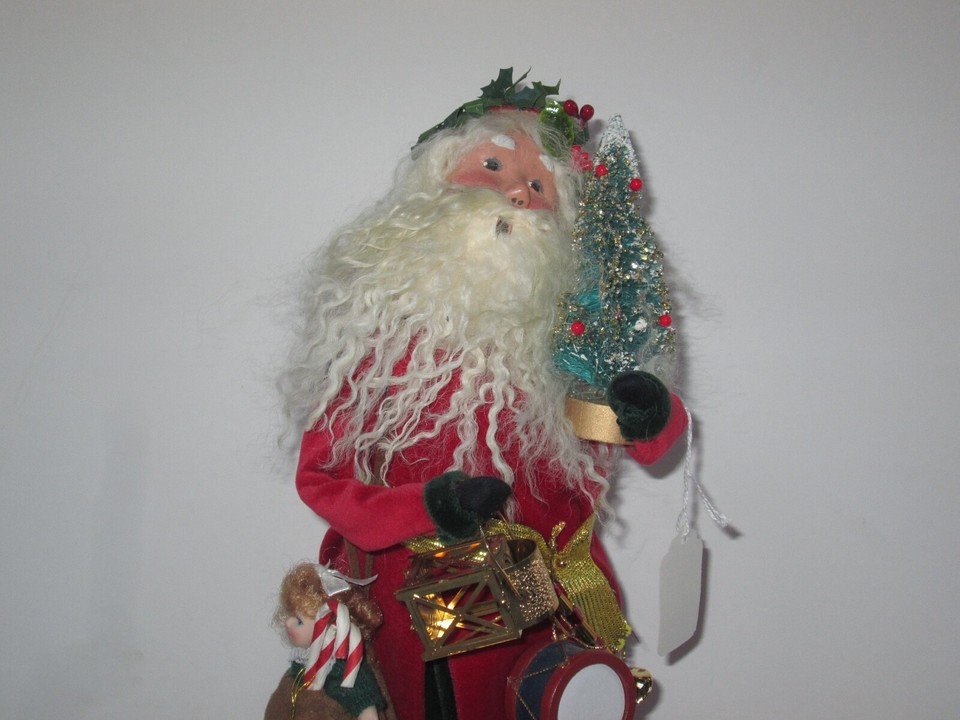 Byers Choice 2011 Old English Santa with Toys Lantern and Tree New | eBay