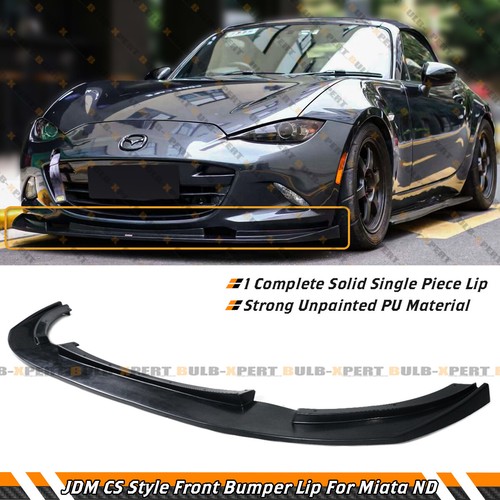 For 2016-2022 Mazda MX5 MX-5 Miata ND RF JDM Style PU Front Bumper Lip ...