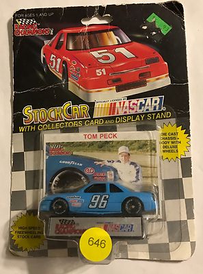 1992 RACING CHAMPIONS #96 TOM PECK THOMAS BROTHERS HAMS - NIP #646 | eBay
