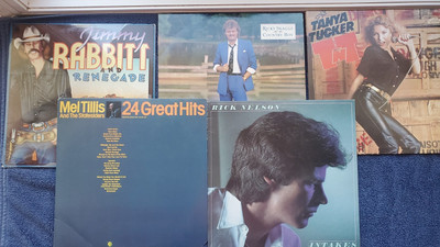 Lot of 10 Outlaw Swing Country vinyl LP Tanya Tucker Jimmy Rabbitt ...